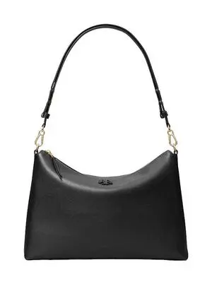 Tory Burch Limited Edition Convertible Leather Bag - Black