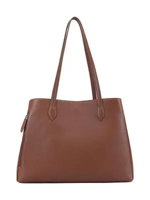 LLOYD BAKER Adelaide Leather Tote Bag - Brown