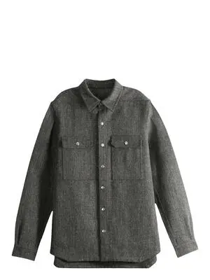 Rick Owens Carbone' Outershirt - Grey