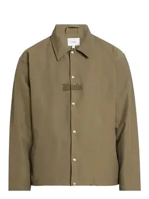 Rhude Embroidered Logo Coaches Jacket - Brown