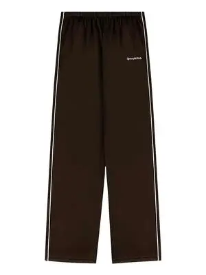 SPORTY & RICH Serif Logo Retro Track Pants - Brown