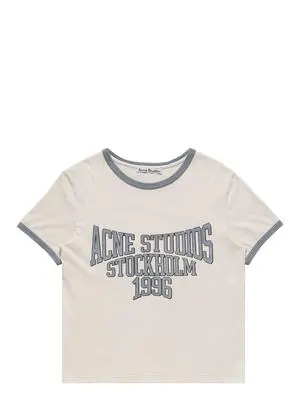 Acne Studios Logo Print T-shirt - White