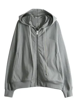 Rick Owens Zip-up Hooded Windbreaker - Grey