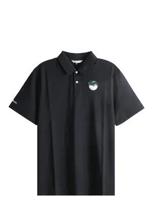 MALBON Fairway Baldwin Polo Shirt - Black