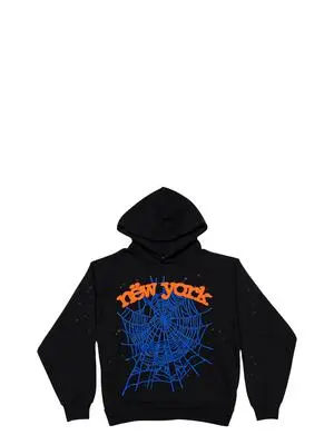 SP5DER Og Web V2 Knicks Alternate Hoodie - Black