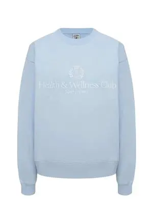 SPORTY & RICH Crewneck Sweatshirt - Blue