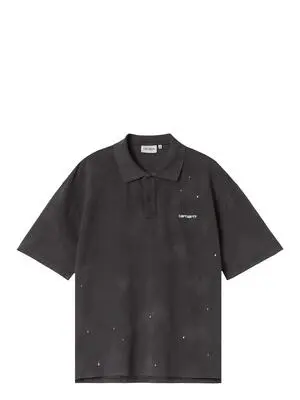Carhartt Work In Progress Short-sleeve Painter Polo - Black