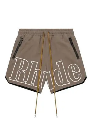Rhude Rh Logo Shorts - Brown