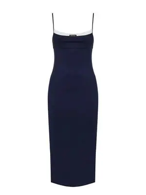 Miu Miu Jersey Stretch Dress - Blue