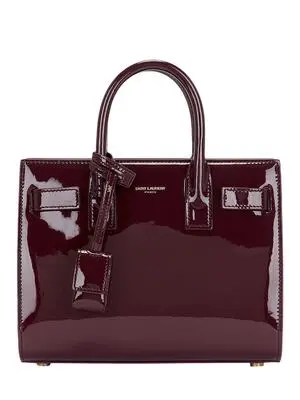 Saint Laurent Sac De Jour Nano Top Handle Bag - Red