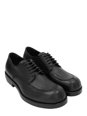 Dries Van Noten Leather Derby Shoes - Black