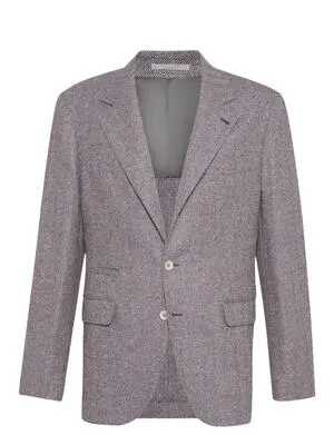 Brunello Cucinelli Double-breasted Blazer - Gray