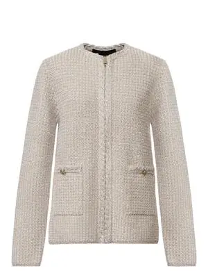 Fabiana Filippi Textured Zip-up Jacket - Granite