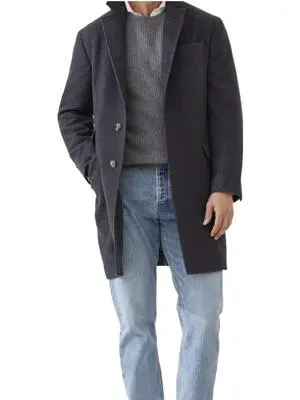 Brunello Cucinelli Cashmere Coat - Black