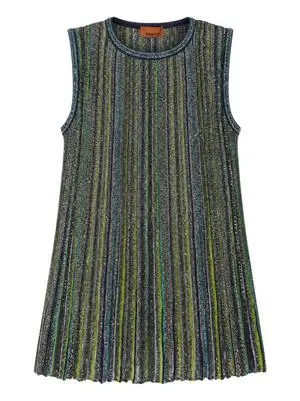 Missoni Sleeveless Striped Tank Top - Green