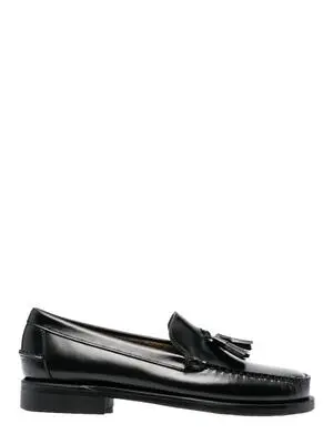 SEBAGO Tassel Loafers In Calf Leather - Black