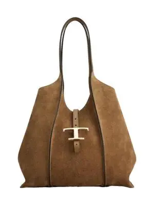 TOD'S Tod's Timeless Shopping Bag In Suede No