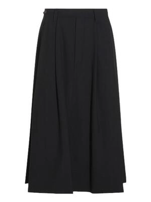 Brunello Cucinelli Pleated Midi Skirt - Black