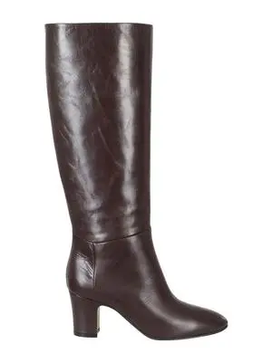 Alberta Ferretti Block-heeled Tall Boots - Brown
