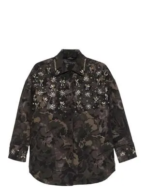 Pinko Embellished Buttoned Coat - No