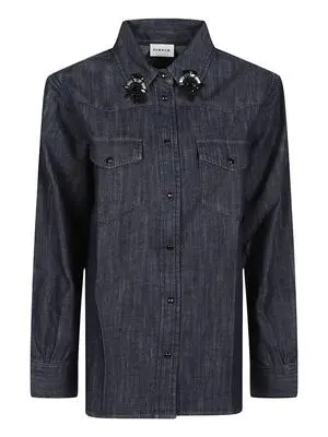 P.A.R.O.S.H P.A.R.O.S.H. Crystal Embellished Shirt