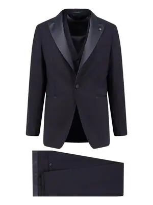 Tagliatore Single-breasted Three-piece Suit - Blue