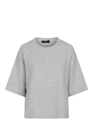 FABIANA FILIPPI Fabiana Filippi Short Sleeve Crew Neck Sweater