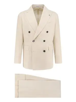 Tagliatore Double-breasted Suit - Nude