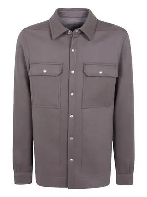 Rick Owens Long Sleeve Casual Jacket - Grey