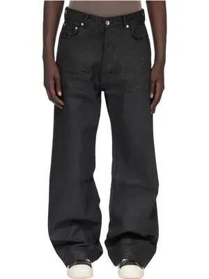 Rick Owens Geth Jeans Wide Fit - Black