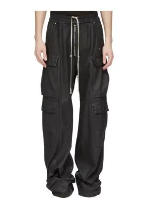 Rick Owens Double Cargo Jumbo Belas - Black