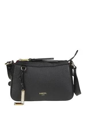 LANCEL Zippered Shoulder Bag - Black