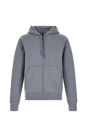 Hugo Boss Long Sleeve Zip-up Hooded Sweatshirt - Grey