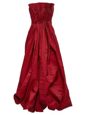MAGDA BUTRYM Magda Butrym Pleated Corset Bubble Midi Dress