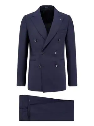 Tagliatore Wool Suit - Navy