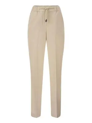 Peserico Drawstring Pleated Trousers - No