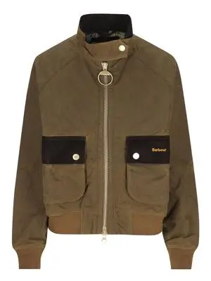 Barbour Corduroy-trim Zip-fastening Jacket - No