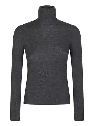 P.a.r.o.s.h P.A.R.O.S.H. Ribbed Turtleneck Knitted Sweater Anthracite