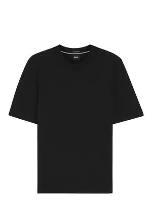 Hugo Boss H-umauro Short-sleeve Knitted Top - Black