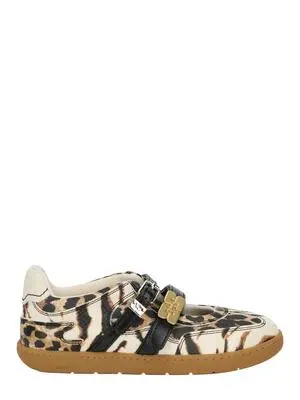 GANNI Ganni Sporty Buckle Ballet Flats Egret Color