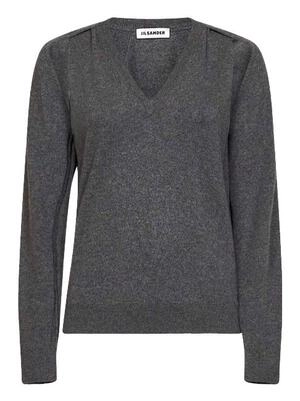 JIL SANDER V-neck Sweater - Black