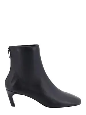 TOTEME Stiletto-heel Zipped Ankle Boots - Black