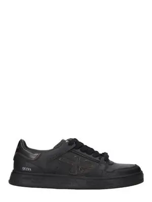 Premiata Lace-up Round Toe Sneakers - Black