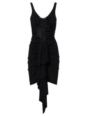 Christopher Esber Salacia Ruched Jersey Mini Dress - Black