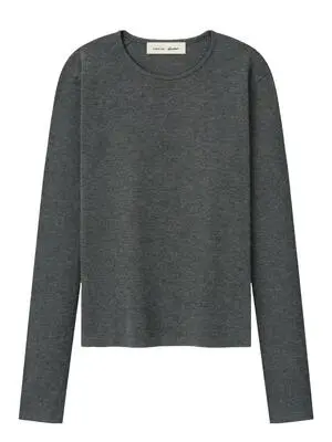 FEAR OF GOD Fear Of God Essentials Long Sleeve Knit Crewneck With Back Logo Patch