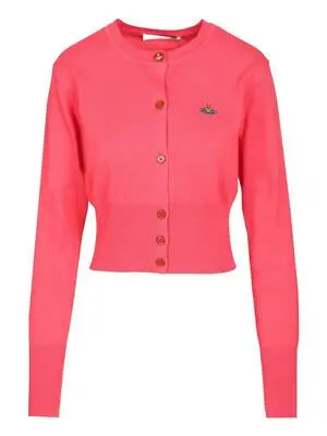 VIVIENNE WESTWOOD Bea Cropped Cardigan - Pink