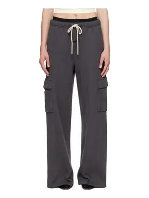 Fear Of God Relaxed Fit Drawstring Cargo Sweatpants - Grey