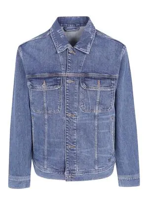Emporio Armani Classic Denim Jacket - Blue