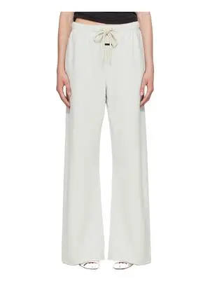 Fear Of God Drawstring Wide Leg Sweatpants - Washed Ash