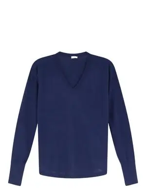 ASPESI Aspesi V-Neck Long-Sleeve Sweater With Ribbed Cuffs And Hem